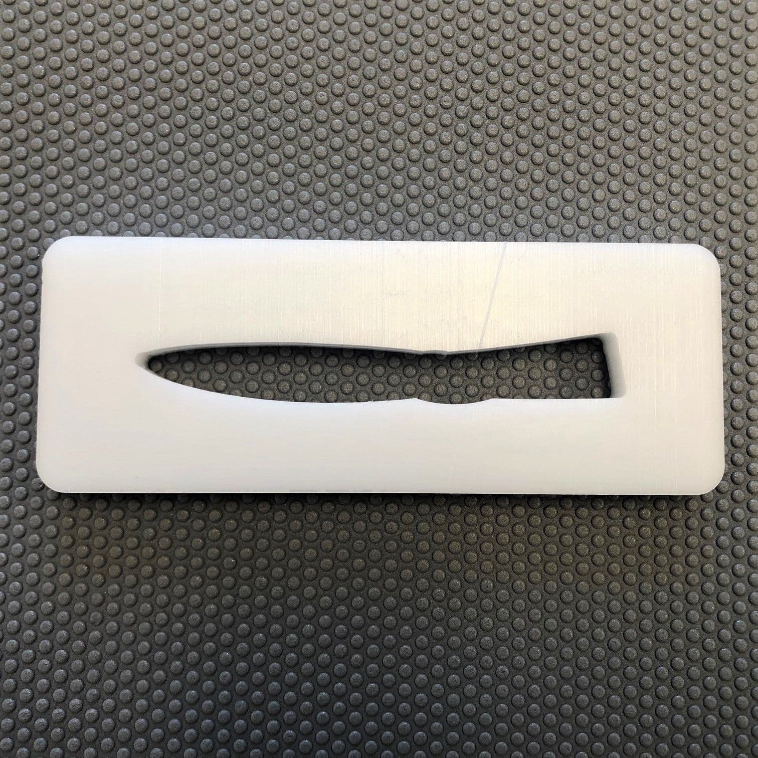 Main Foil Angle Plastic Template - FX1 1