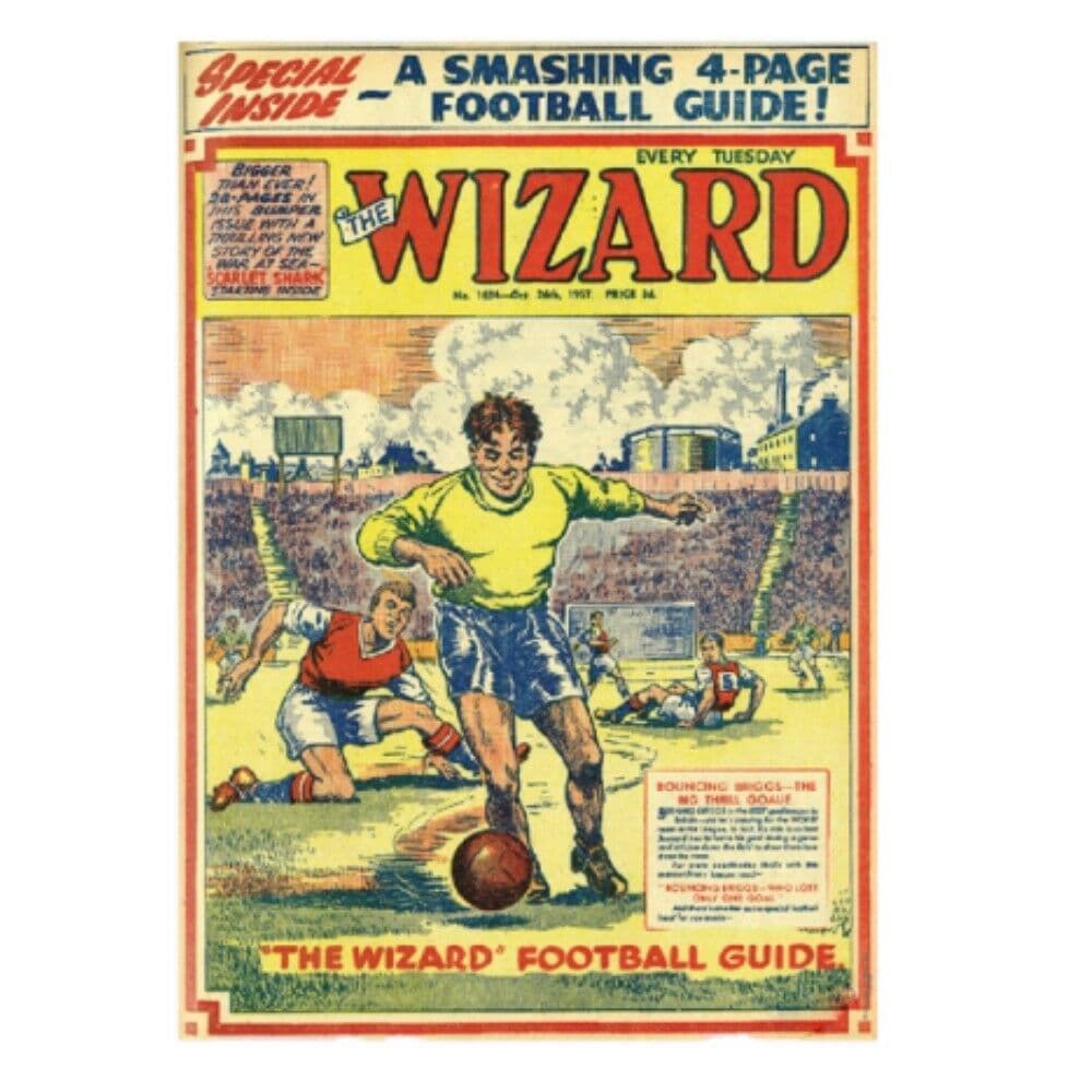 Classic Comics The Wizard Football Guide Fridge Magnet