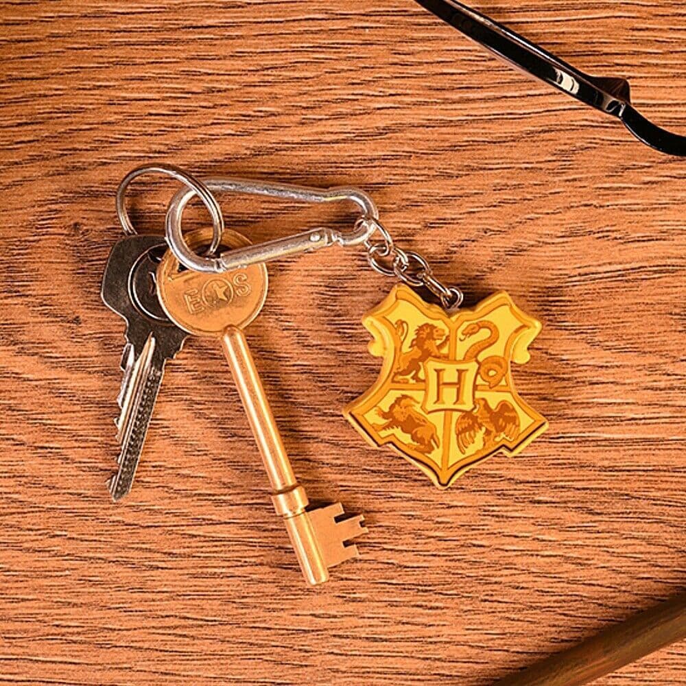 Harry Potter Hogwarts Crest Keyring 3D Polyresin Keychain Fob