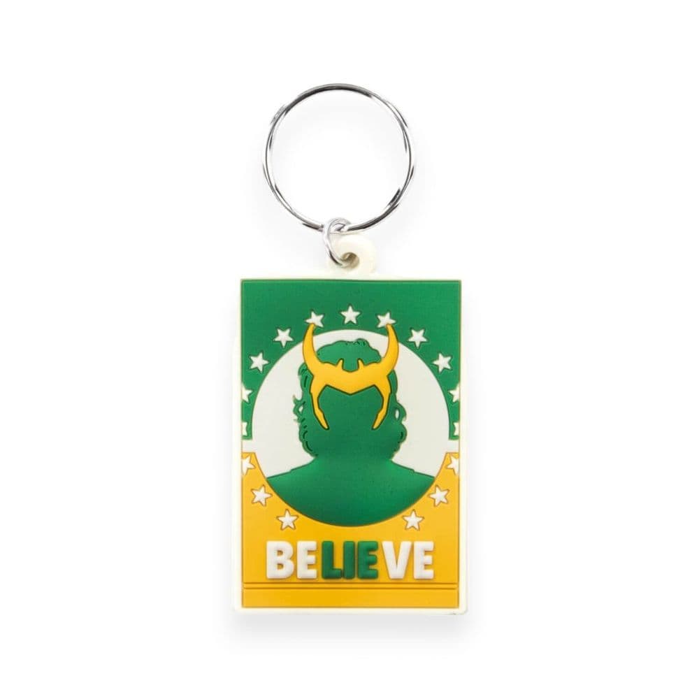 Marvel Studios Loki S1 Believe Keyring Rubber Keychain Fob