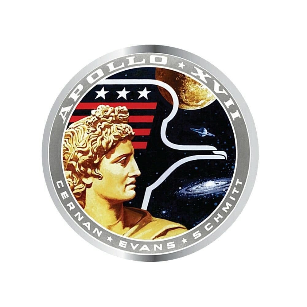 NASA Apollo XVII Pin Badge