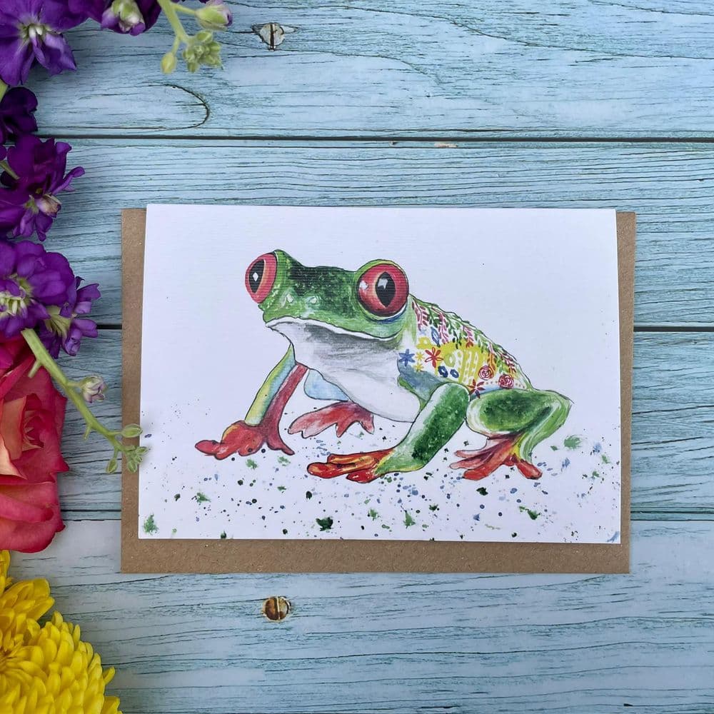 FERGUS THE FROG ECO CARD