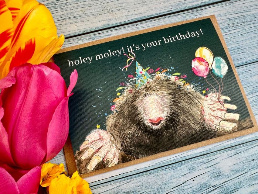HOLEY MOLEY IT S YOUR BIRTHDAY ECO-CARD
