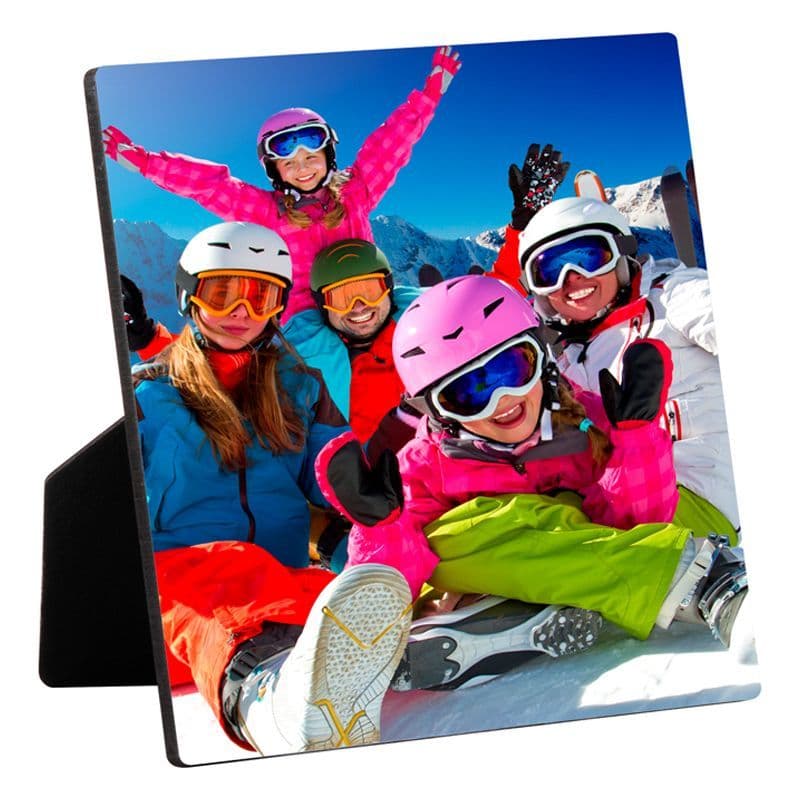 Personalised Desktop Wooden Photo Panel With Easel Stand | 2B Print