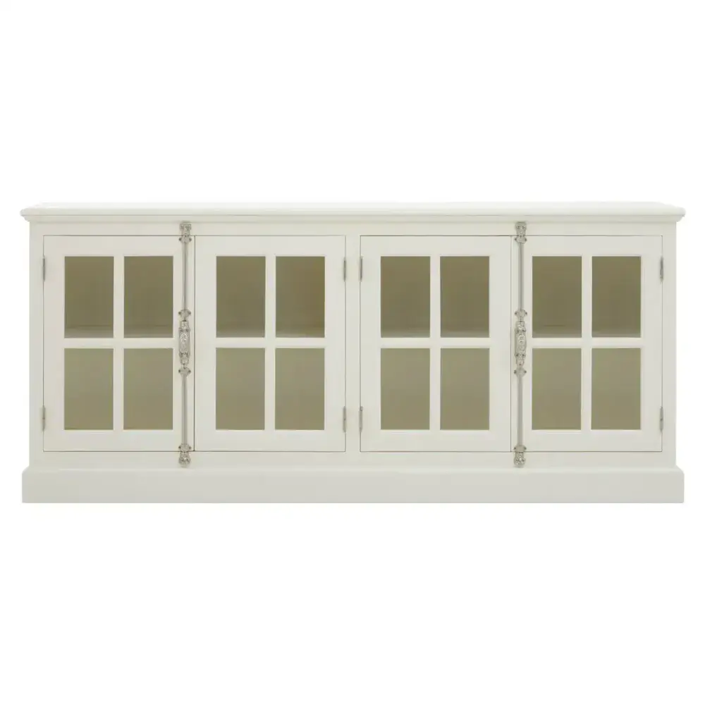 Colonial Black Painted Glazed Sideboard - Prestige French Furniture