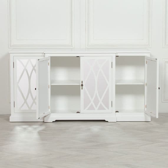 Mirrored Large Breakfront Sideboard - Prestige French Furniture