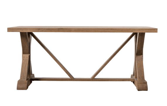 Natural Farmhouse French Style Dining Table - Prestige French Furniture