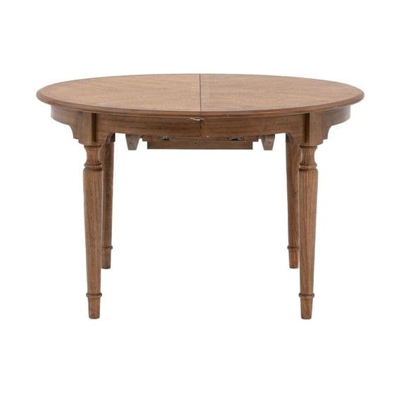 Normandy Natural French Round Extending Dining Table - Prestige French ...