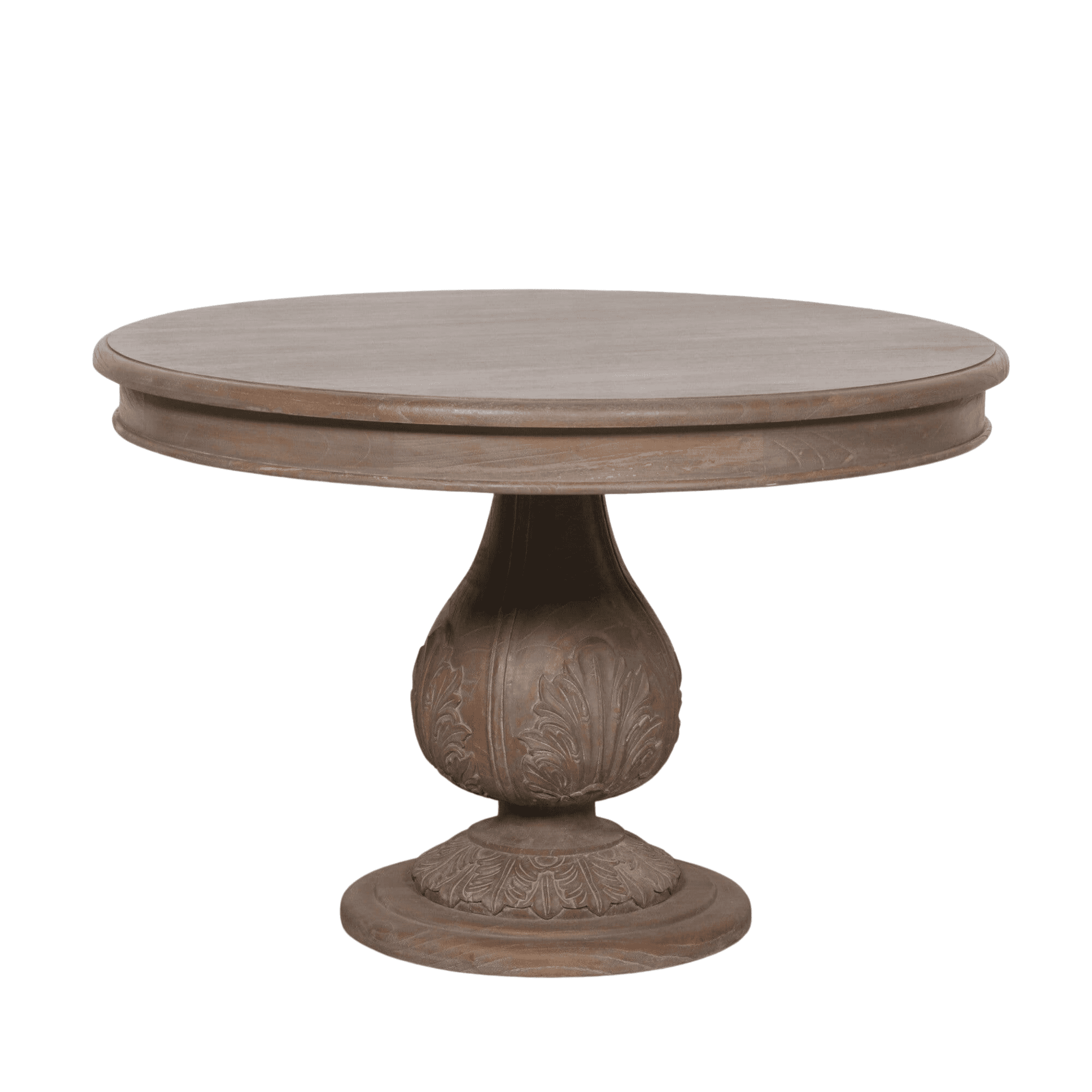 Rustic Reclaimed Pedestal French Dining Table - Prestige French Furniture