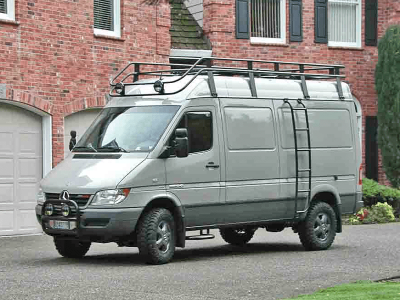 Aluminess Sprinter 03-06 Driver Side Ladder
