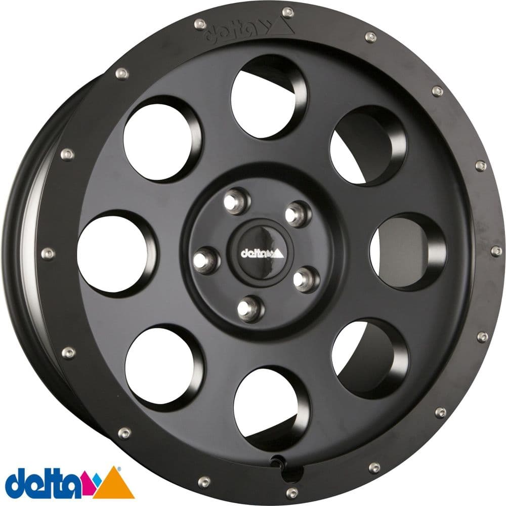 Delta4X4 Klassik B 18X9 5X120 40 Cb65 1 Black/Black Matt to fit VW T5 ...