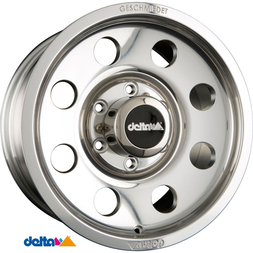 Delta4X4 Legacy Forged 18X9 5x130 35 Centre bore 78 1mm Alloy Polished ...