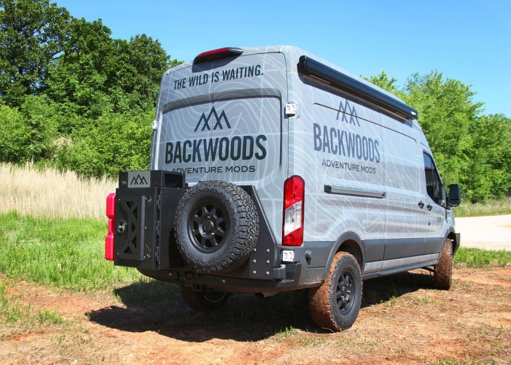Ford Transit 2015-2019 Rear Swing Out Bumper