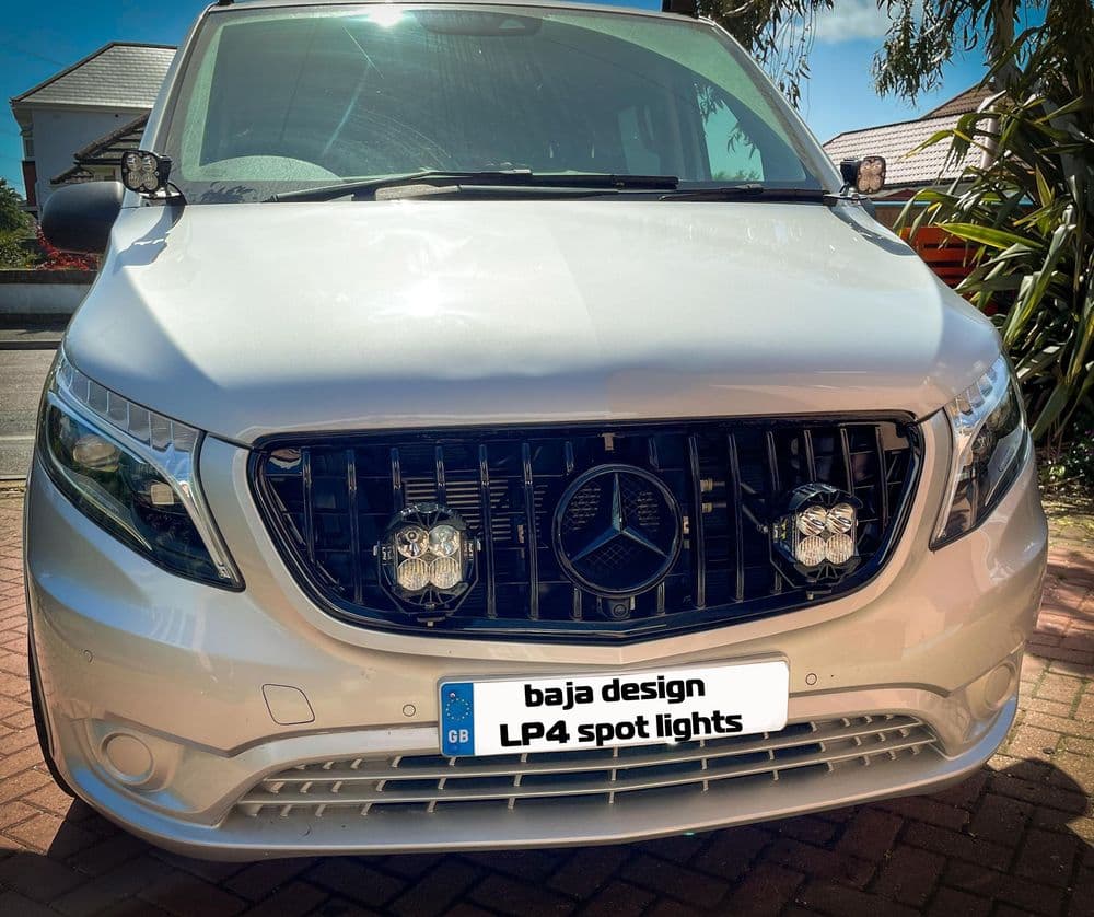 LED light bar front bumper potential mounting point | Mercedes-Benz ...