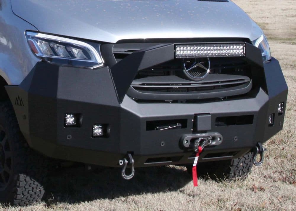 Mercedes Sprinter 2019 onward Front Bumper with light bar