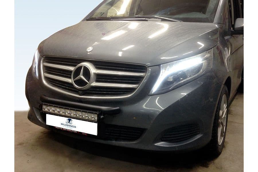Mercedes Vito/V Klass 2015 - Wilderness Lighting Bumper Mount & Led ...