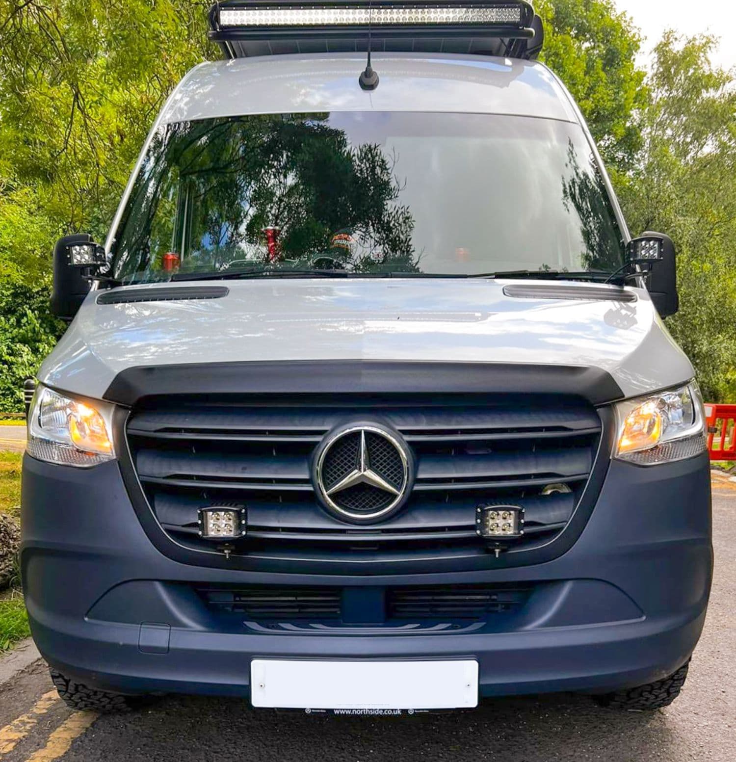 TERRAWAGEN 2019 onward Mercedes Sprinter Aero hood spoiler