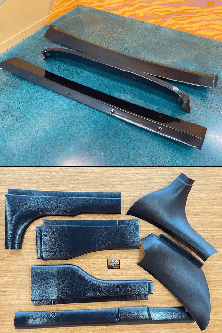 Terrawagen complete interior Tidy trim kit for Left hand Drive Sprinter ...