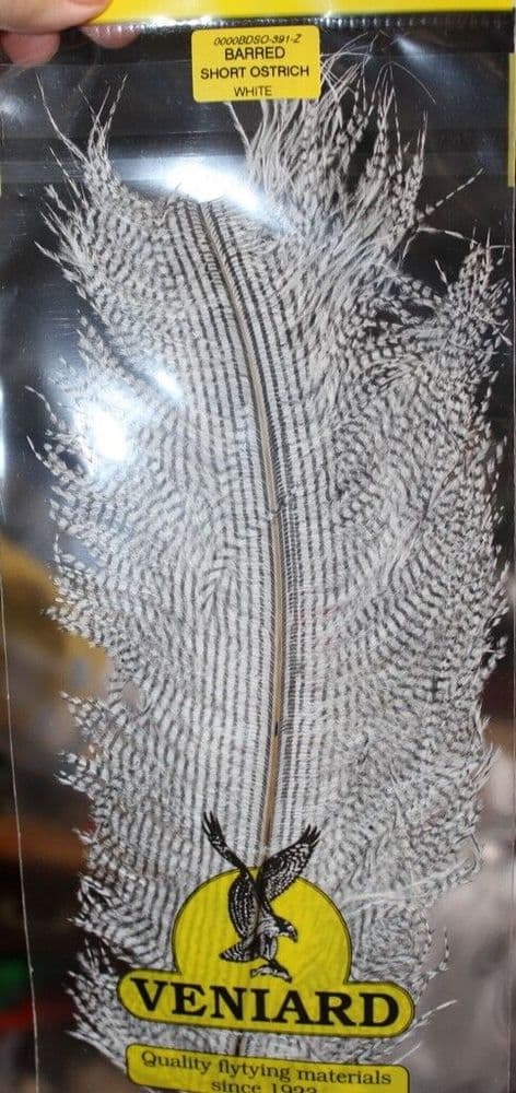 Fly Tying Veniard Barred Ostrich Quill REDUCED PRICE BY 33 J2