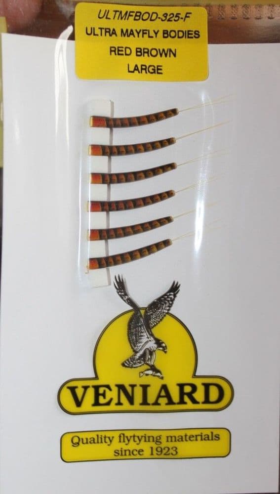 Fly Tying Veniard Ultra Mayfly Bodies New colours and sizes for 2019 O8