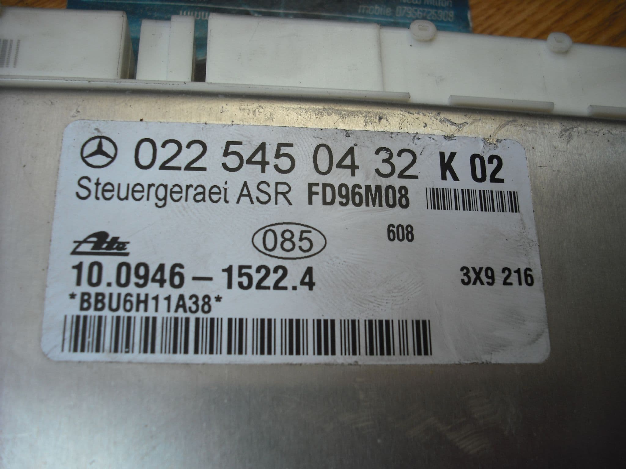 0225459432 k02 MERCEDES BENZ R170 W230 ESP ASR BRAKE CONTROL CONTROL ...