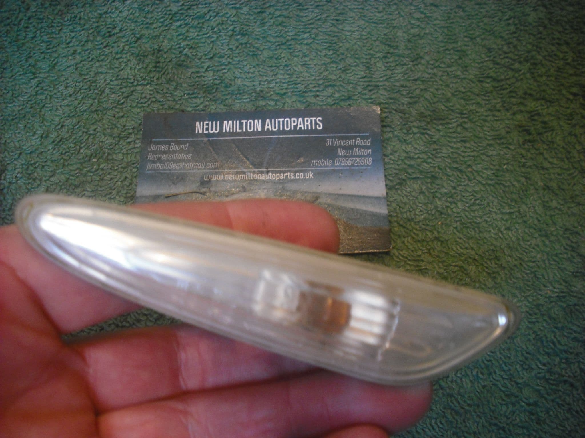 1 GENUINE BMW E46 3 SERIES 320D CLEAR FRONT WING SIDE MARKER INDICATOR ...