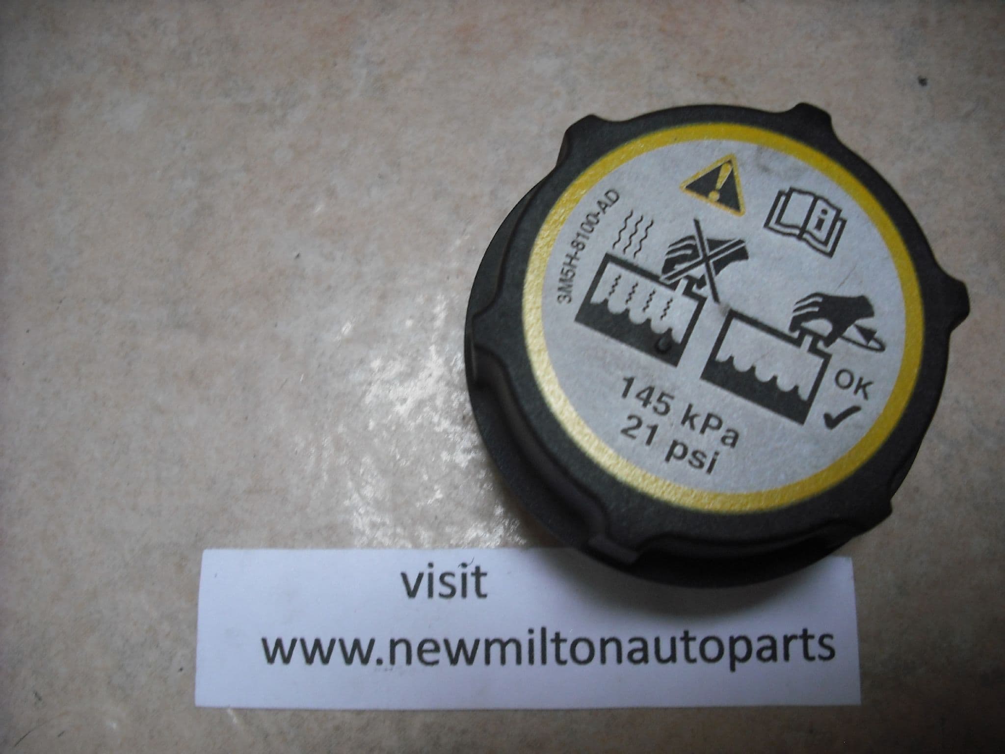 145 kPa 21 psi A GENUINE FORD MONDEO MK4 TDCI WATER COOLANT EXPANSION ...