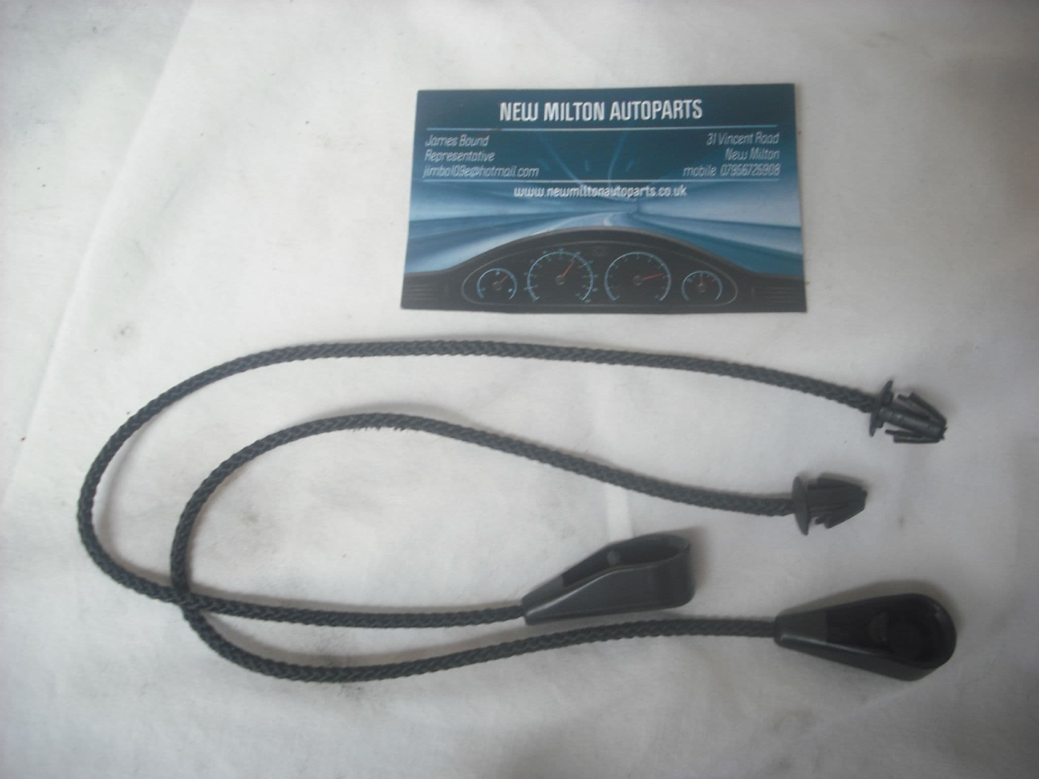 2 GENUINE RENAULT CLIO MK2 1999-2005 REAR PARCEL SHELF STRING HANGERS