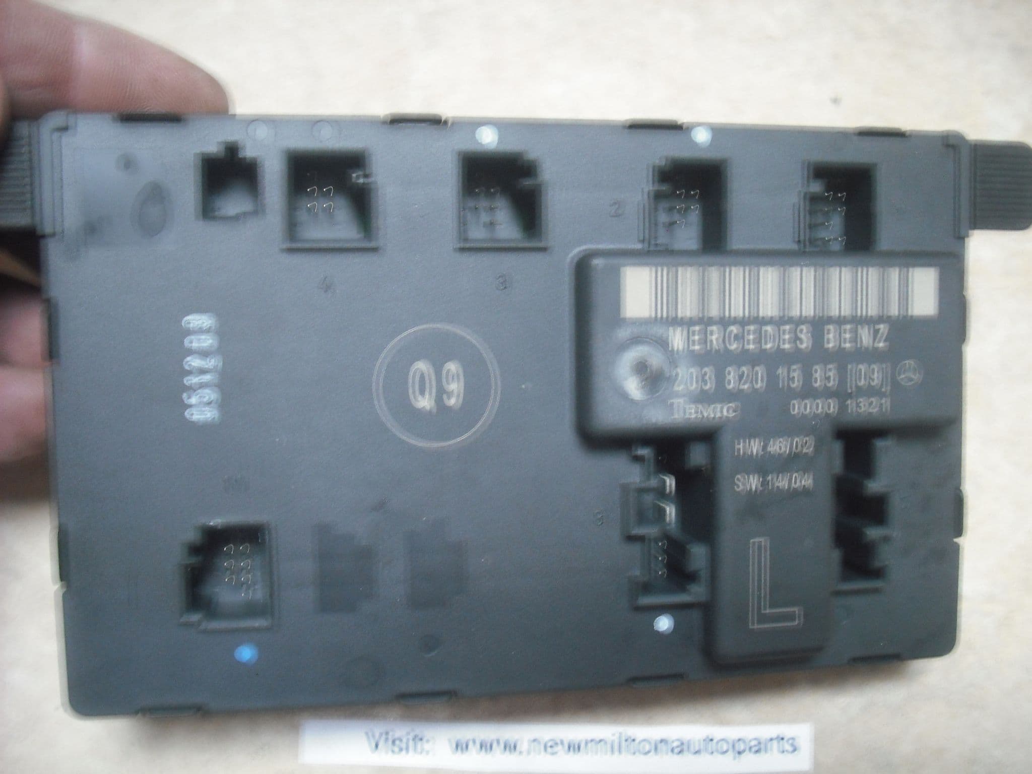 203 820 15 85 09 TEMIC MERCEDES BENZ W203 COUPE FRONT DOOR CONTROL ...