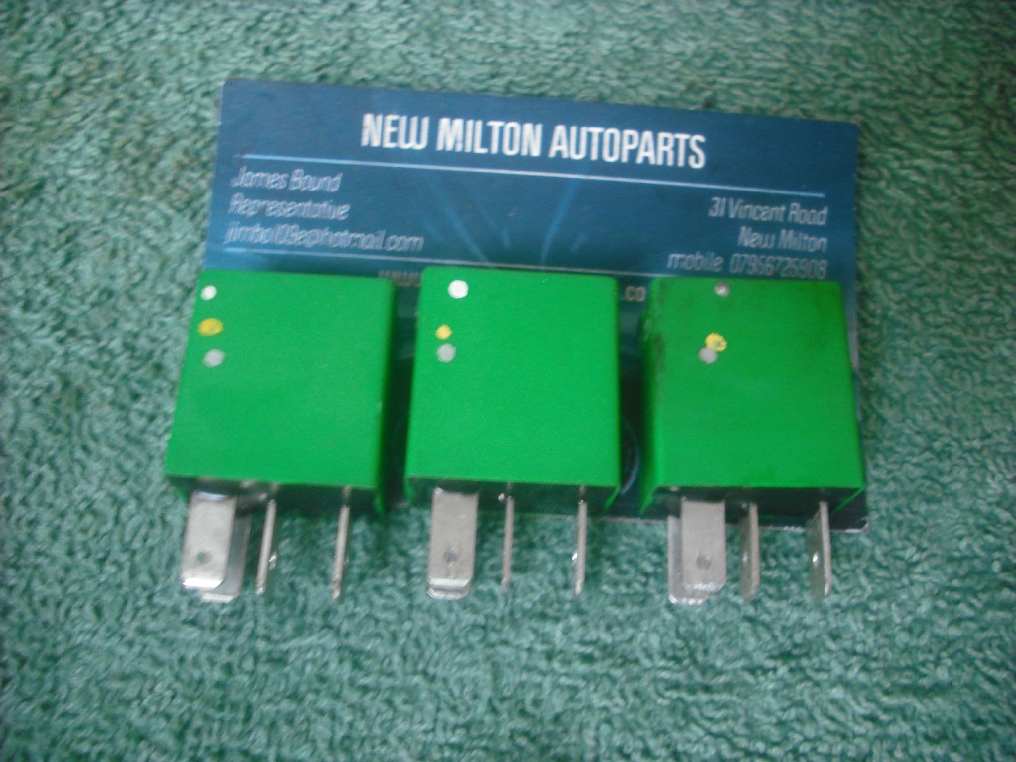 3 x GENUINE PROTON SAVVY STYLE GREEN RELAYS SPEKTRON PW 851539