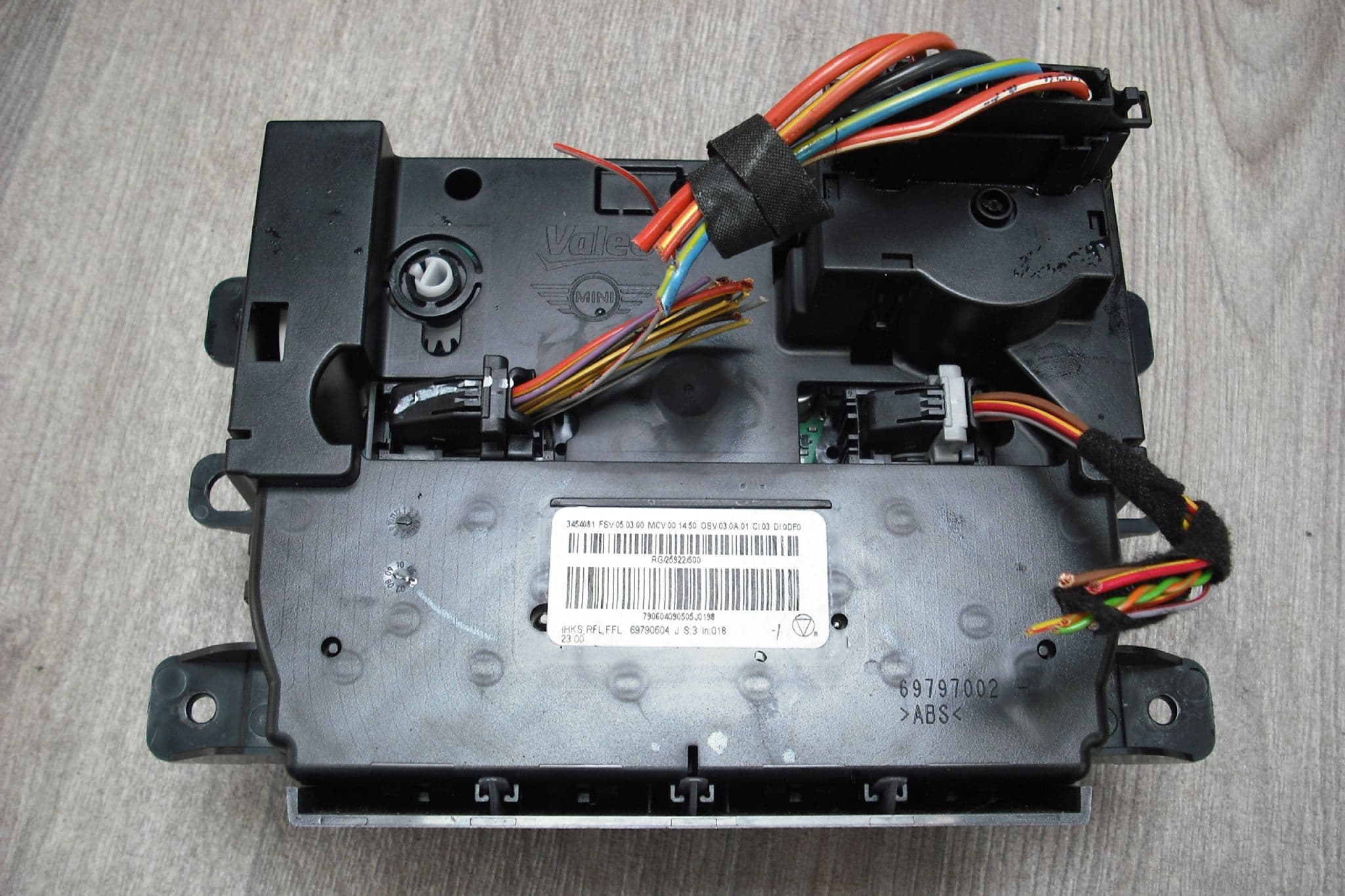 3454081 MINI COOPER ONE HEATER CLIMATE CONTROL PANEL