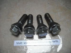 4 GENUINE VOLVO V70 XC70 S60 S80 XC90 CHROME WHEEL BOLTS 19"