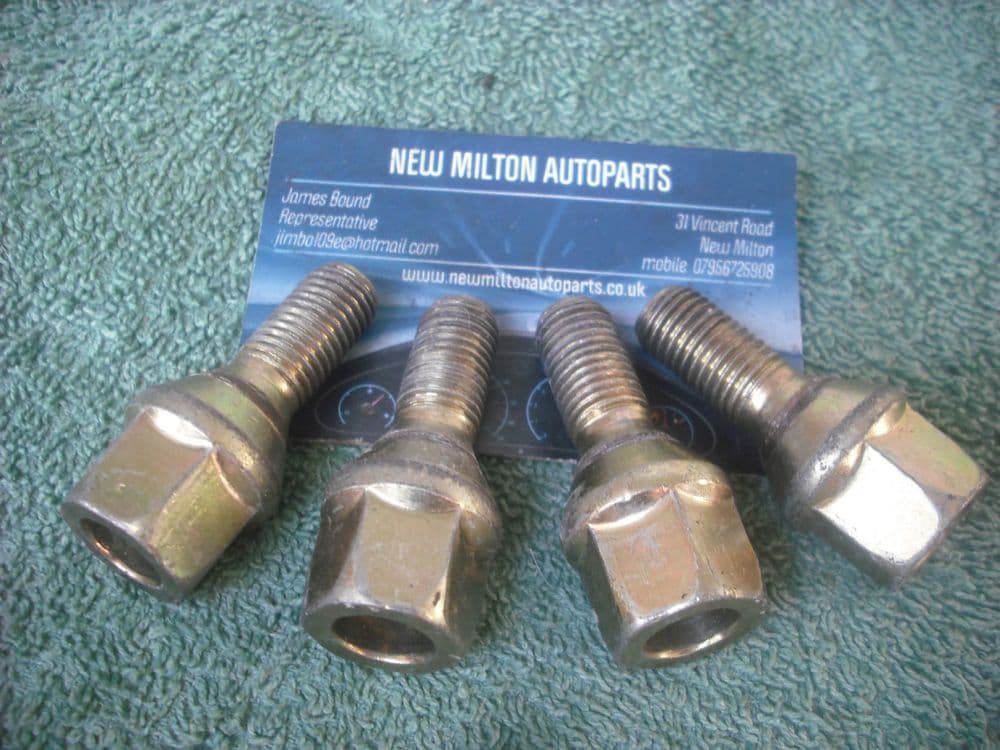 4 X GENUINE RENAULT CLIO MK2 SCENIC MEGANE ESPACE ALLOY WHEEL NUT BOLTS