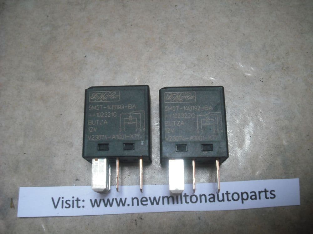 5M5T-14B192-BA 2 GENUINE FORD FOCUS AND C MAX RELAYS
