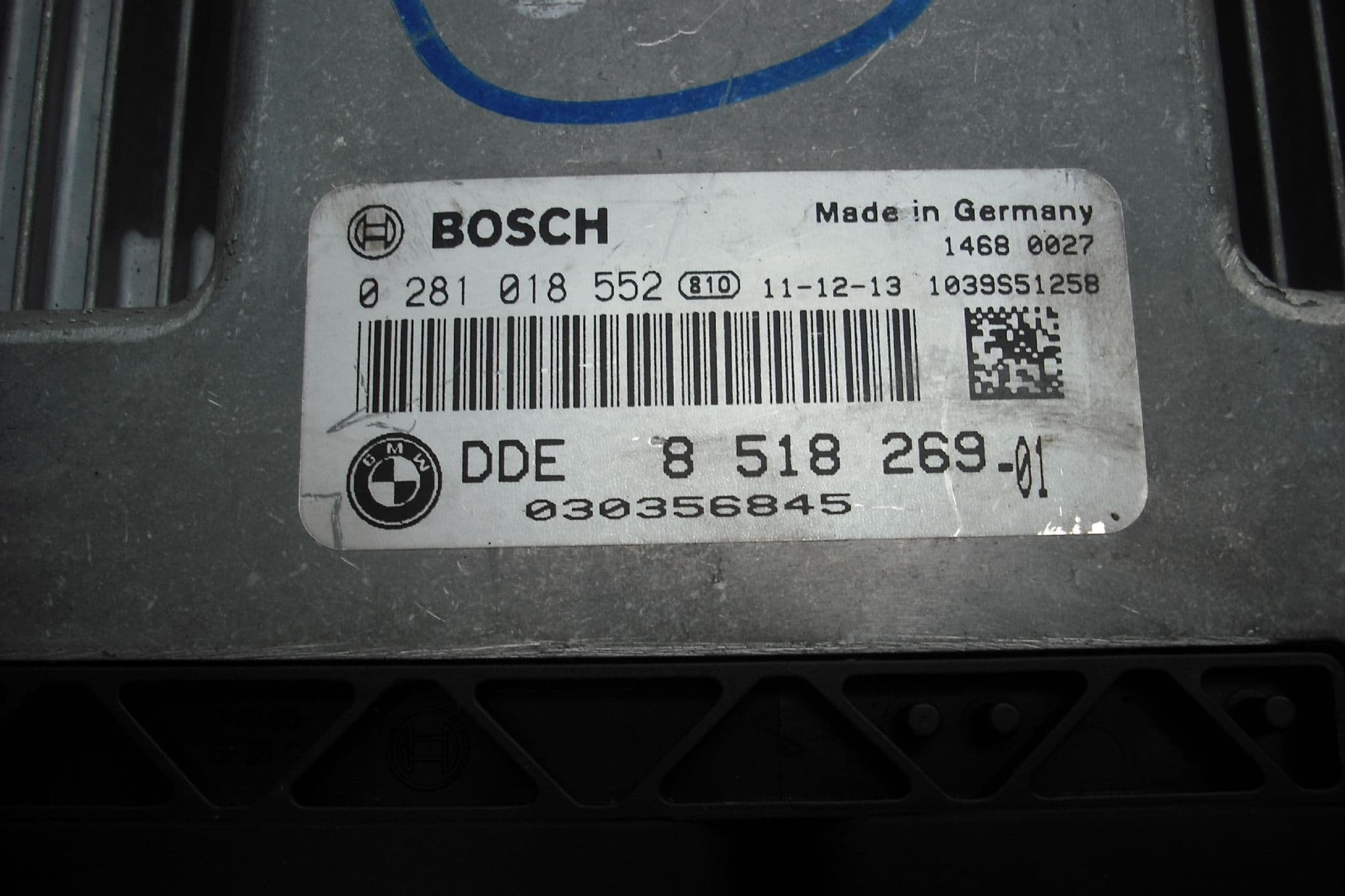 8 518 269 01 BMW E90 E92 E93 MAIN ENGINE ECU CONTROL MODULE