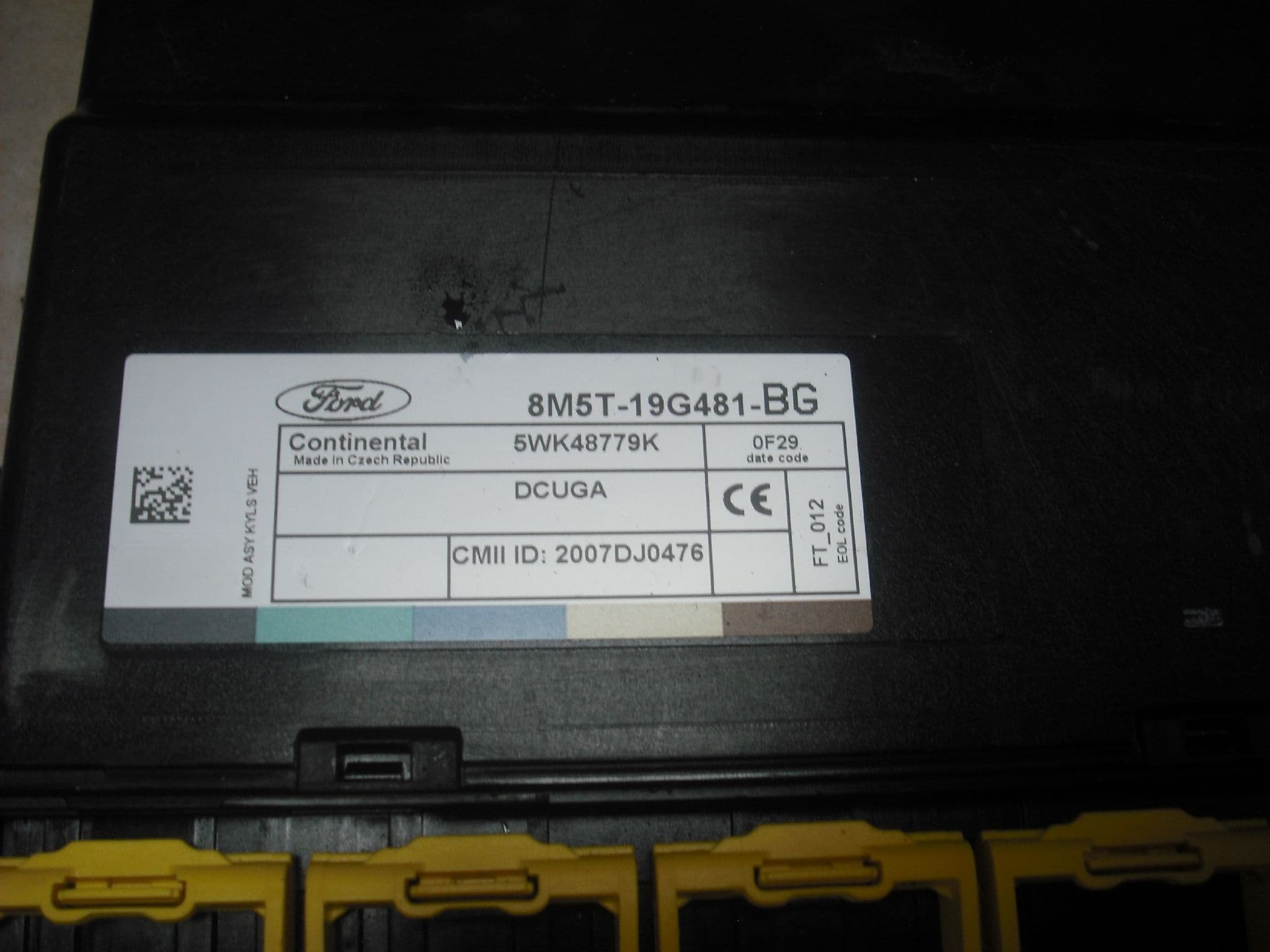 8M5T-19G481-BG FORD KUGA AND FOCUS KEYLESS ENTRY CONTROL MODULE