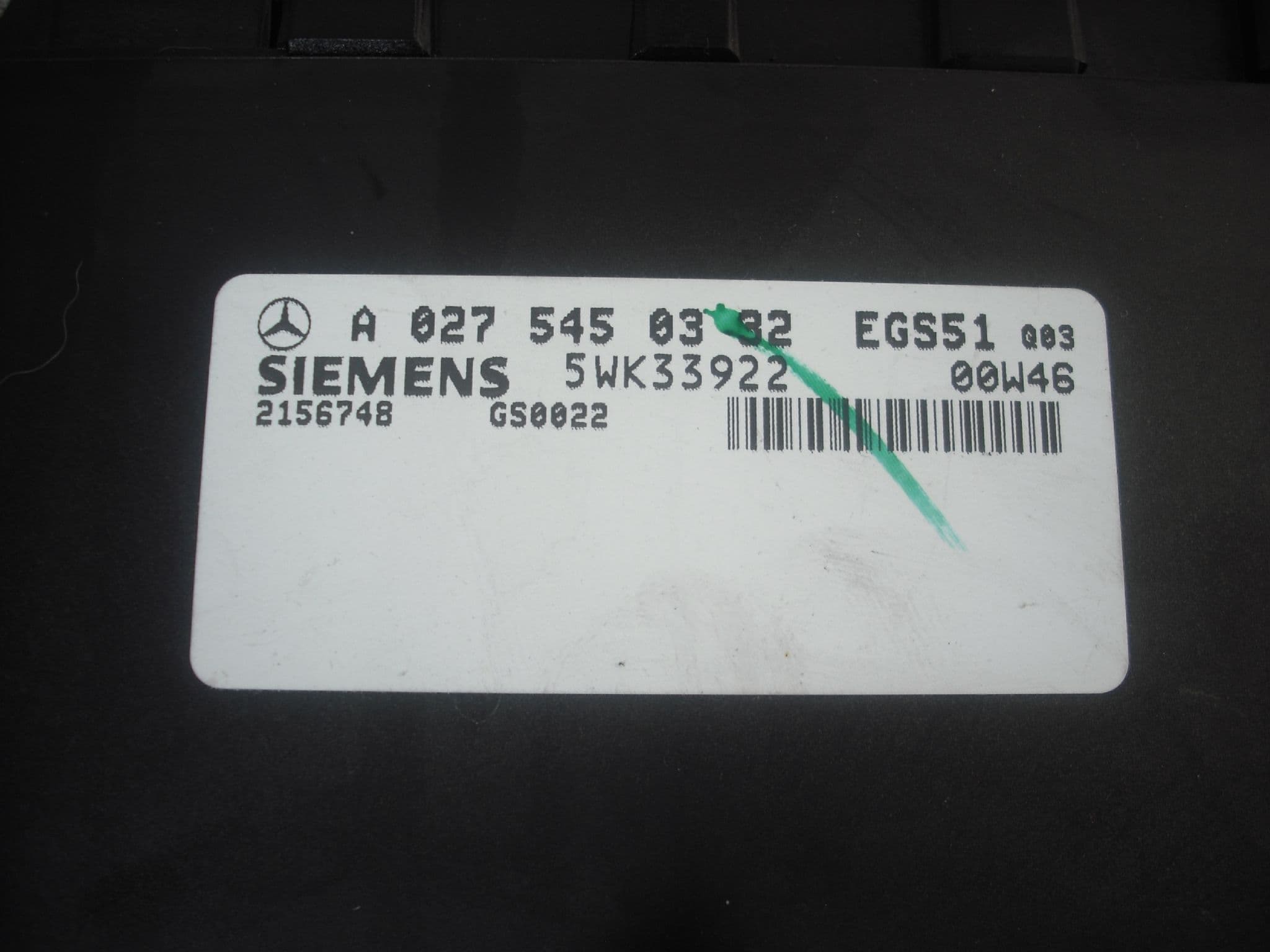 A GENUINE MERCEDES BENZ W203 C CLASS CLK GEARBOX TRANSMISSION CONTROL ...