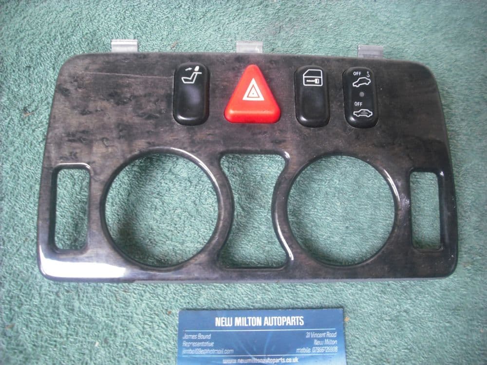 A GENUINE MERCEDES BENZ W208 C CLASS CLK HEATER CONTROL WOOD PANEL AND ...