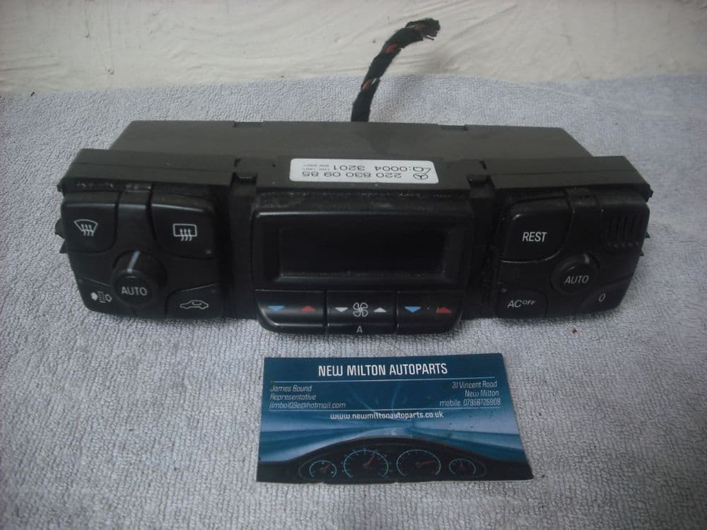 A GENUINE MERCEDES W220 S CLASS S320 DIGITAL ACC CLIMATE CONTROL HEATER ...