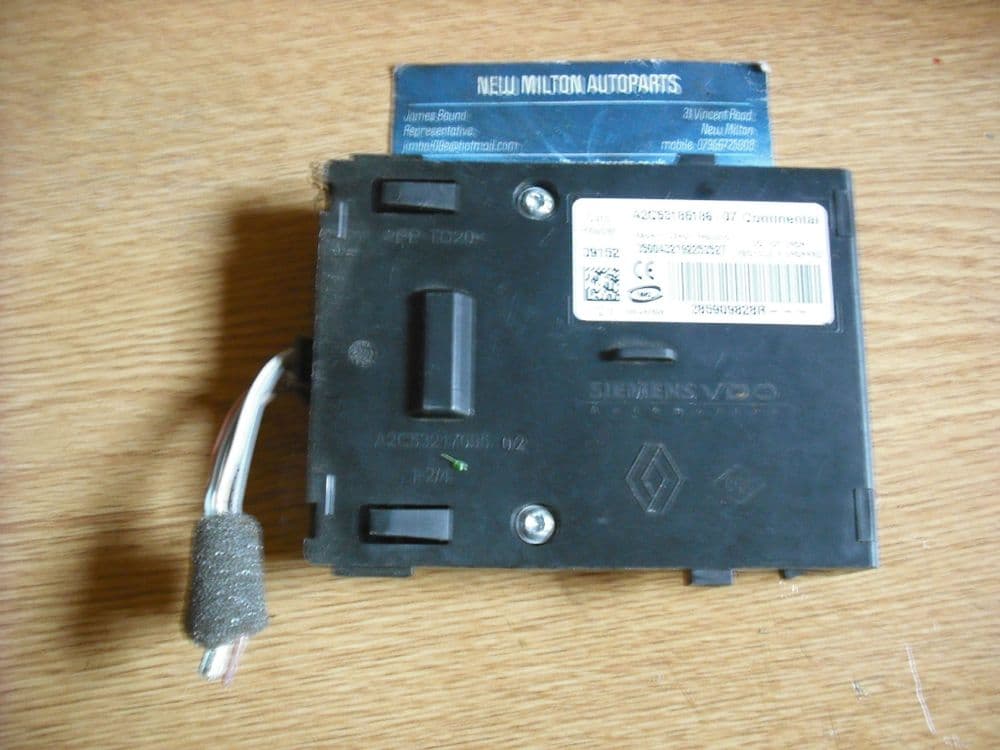 A GENUINE RENAULT MEGANE MK3 IGNITION CARD READER A2C531851186 07 ...
