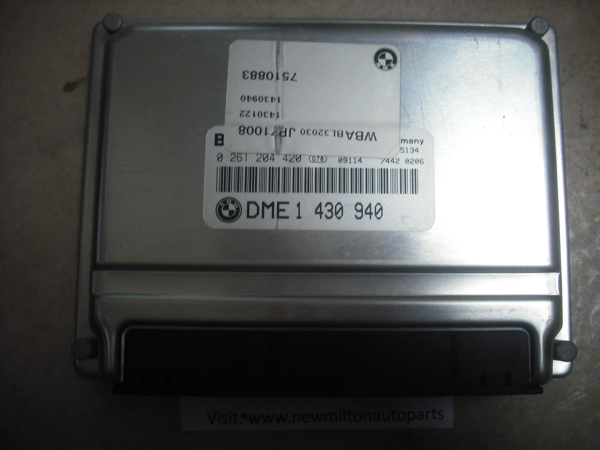 BMW E46 318i ENGINE ECU MODULE CONTROLLER BOSCH 0 261 204 429 DME 1 430 ...