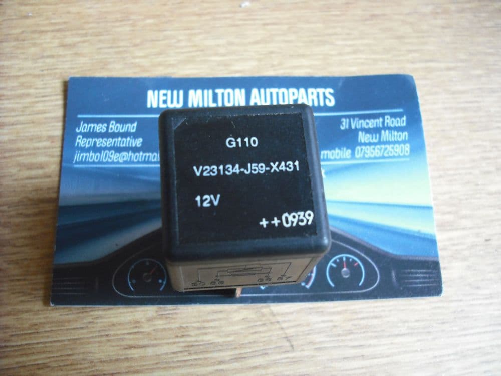 G110 V23134-J59-X431 A GENUINE MAZDA CX-7 BLACK RELAY