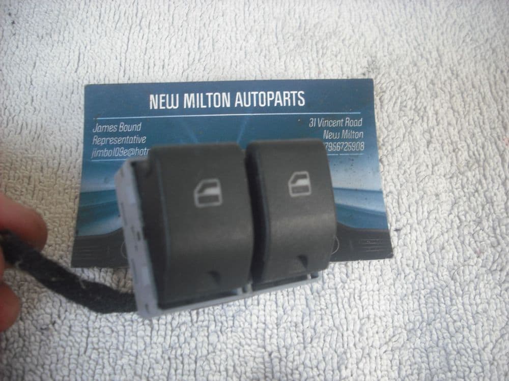 GENUINE SEAT IBIZA ELECTRIC FRONT WINDOW SWITCHES 6Q0 959 858 6Q0959858