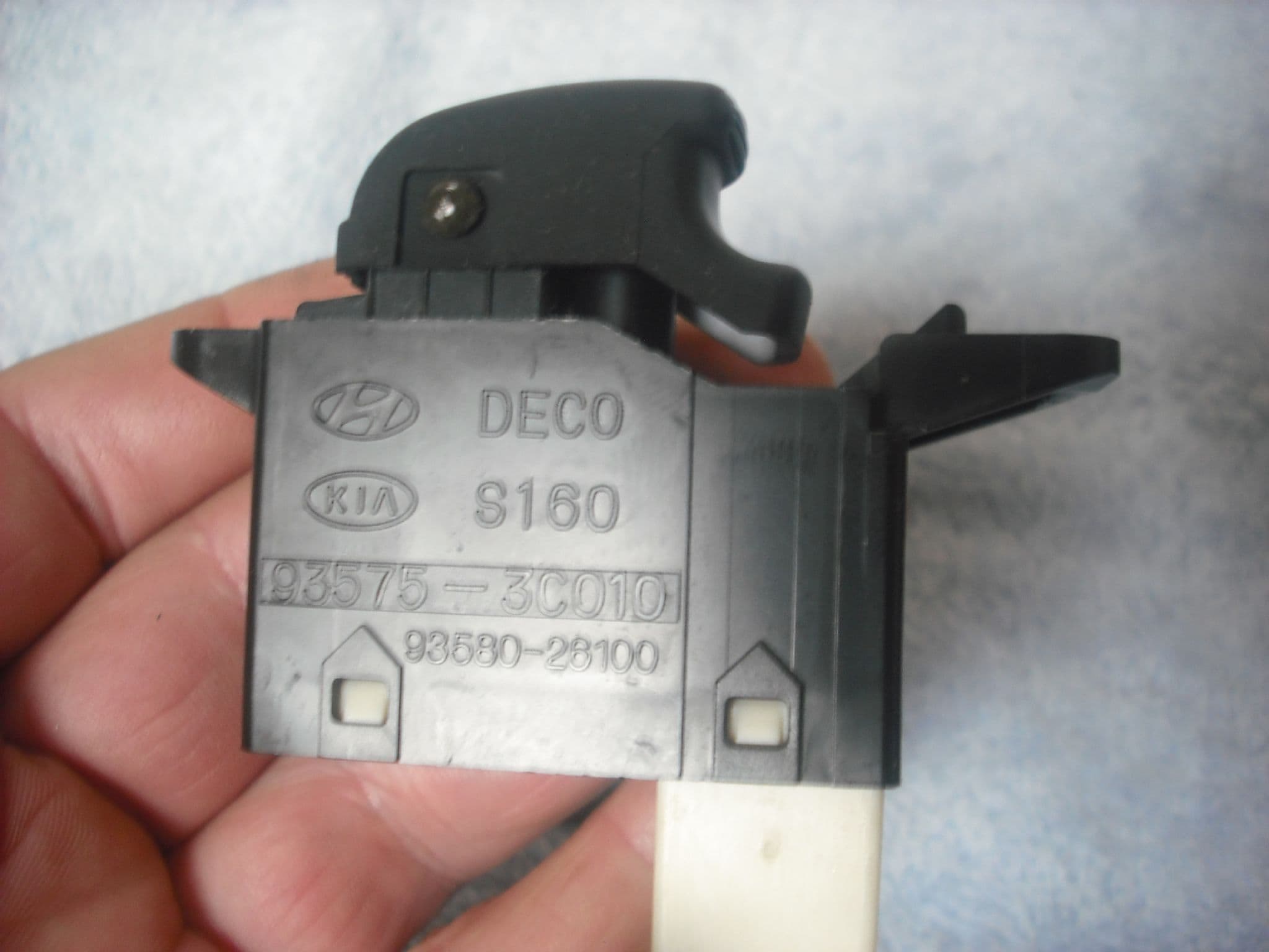 HYUNDAI SANTA FE ELECTRIC WINDOW SWITCH DECO S160 93580-26100 621W17520 ...