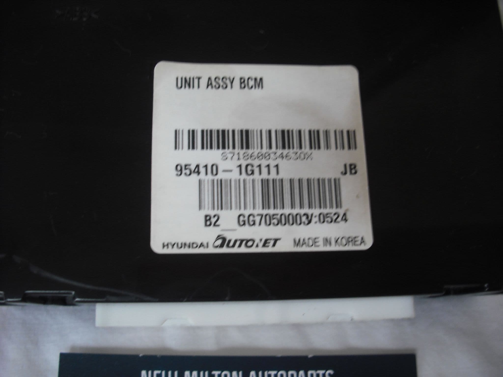 KIA RIO MK2 CRDI BODY CONTROL MODULE BCM BODY CONTROL MODULE UNIT ASSY ...