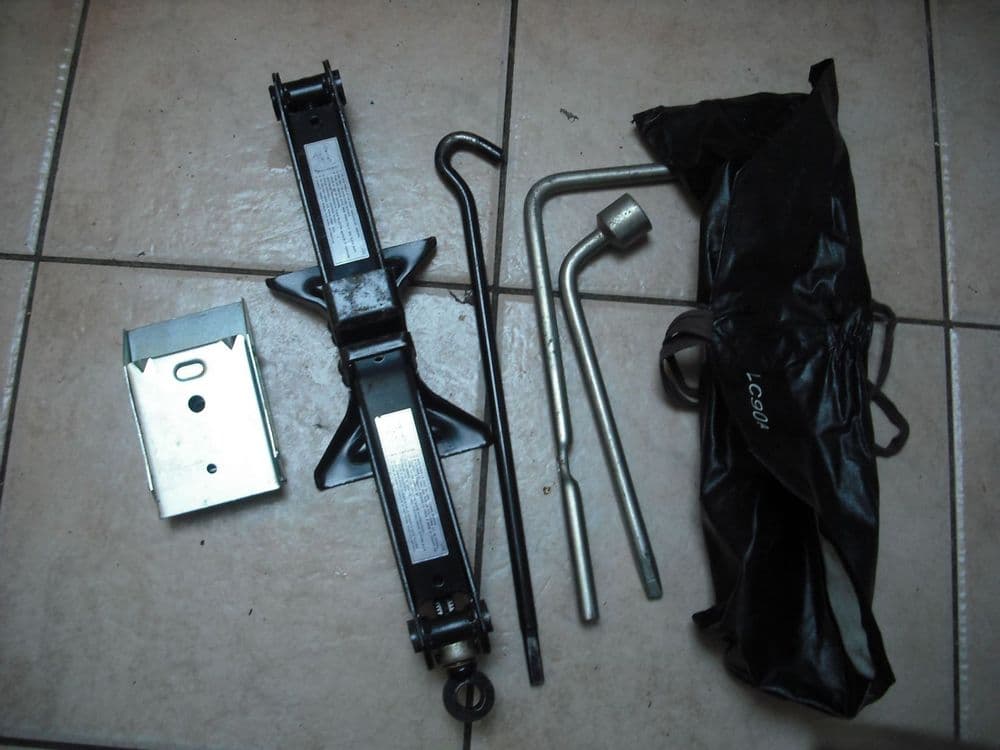 MAZDA MPV TOOL KIT JACK WHEEL BRACE ETC