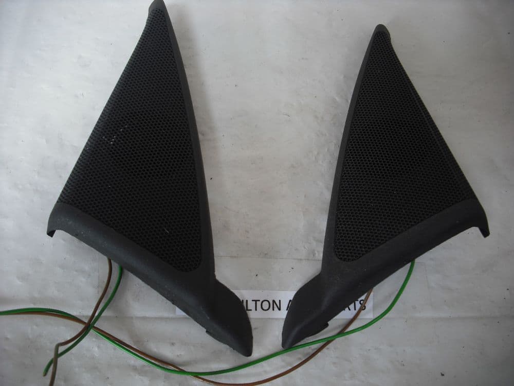 MERCEDES W201 CLK COUPE FRONT DOOR SPEAKER TWEETERS PAIR