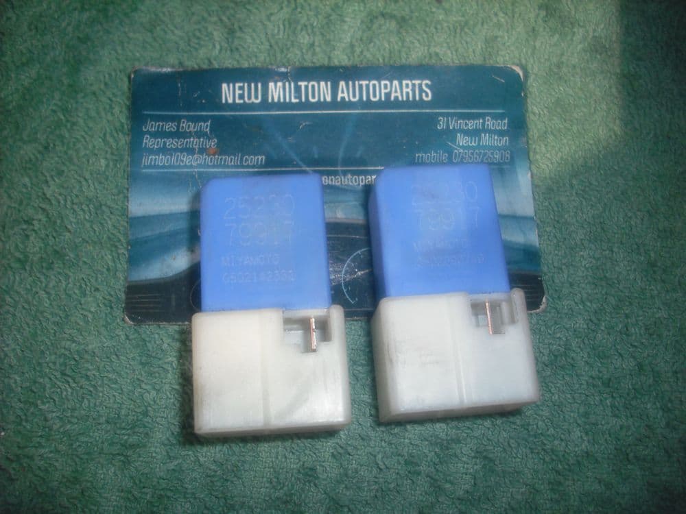 MIYAMOTO 0307130731 2 X GENUINE NISSAN X-TRAIL BLUE RELAYS 25230 79917