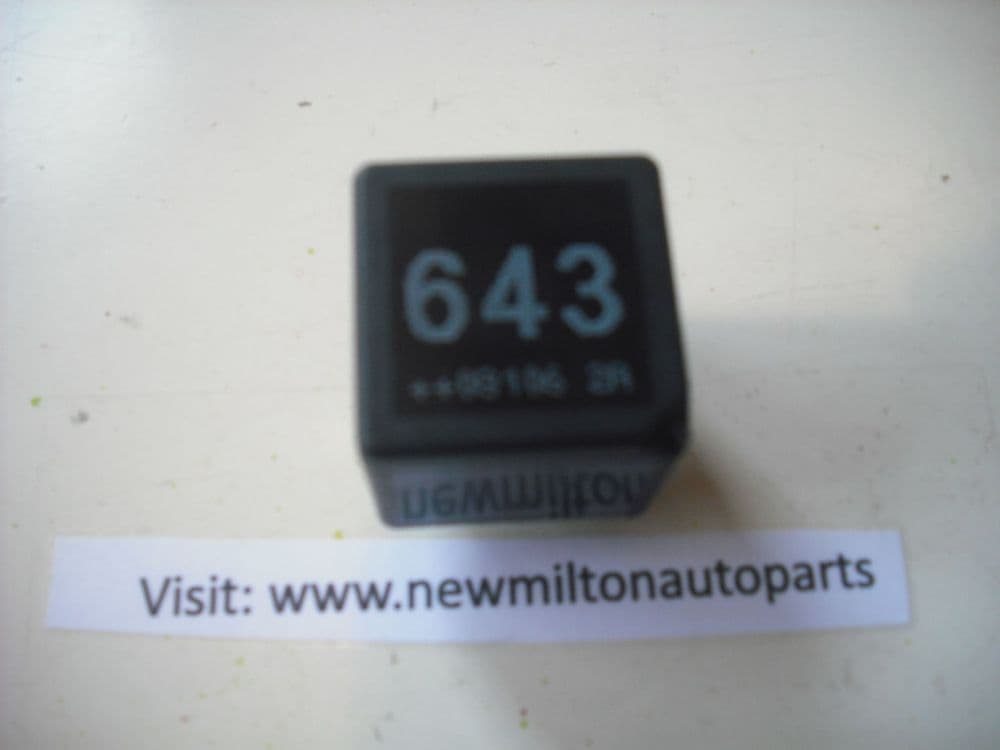 RELAY 643 8K0 851 253 AUDI A4 AND A6 SN7 RELAY