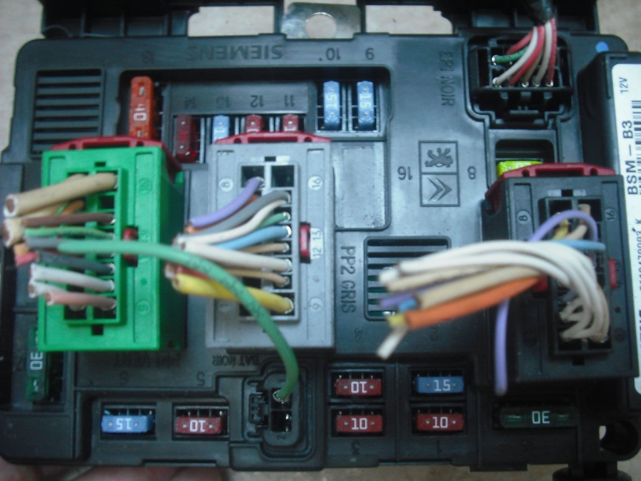 SIEMENS BSM-B3 9650618480-00 CITROEN BERLINGO PEUGEOT PARTNER ENGINE ...